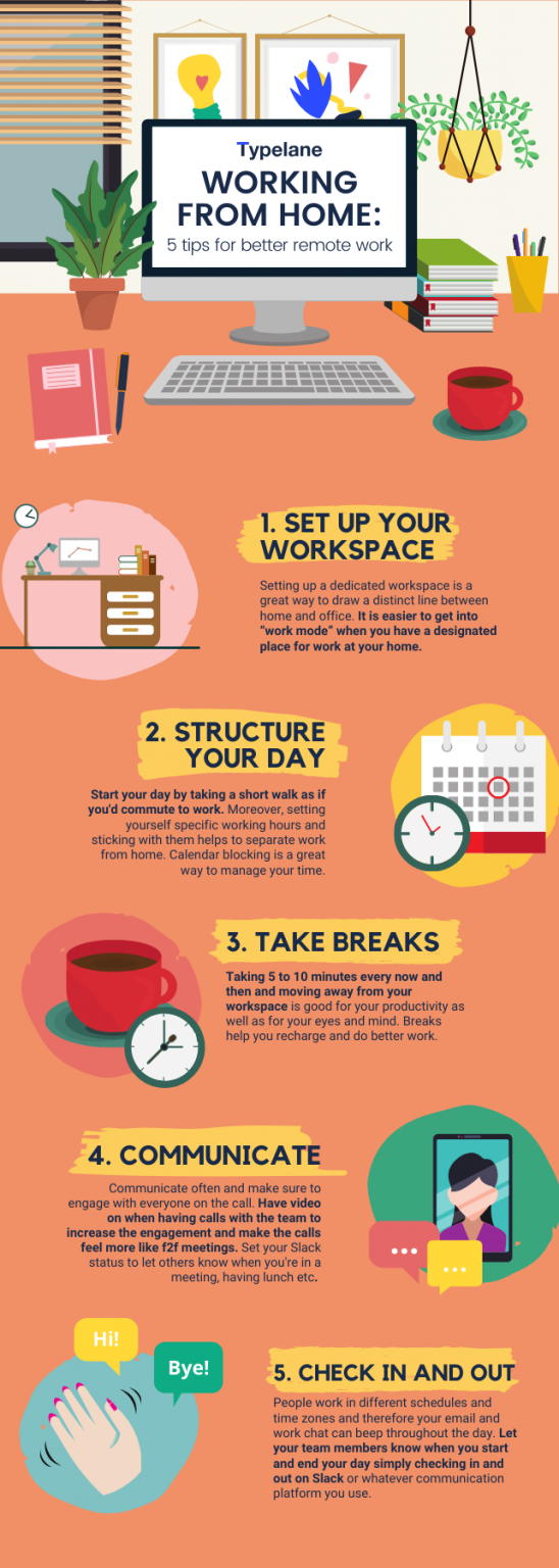Working from home: 5 tips for better remote work | Typelane